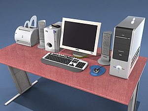 Desktop Computer 3D Models for Download | TurboSquid