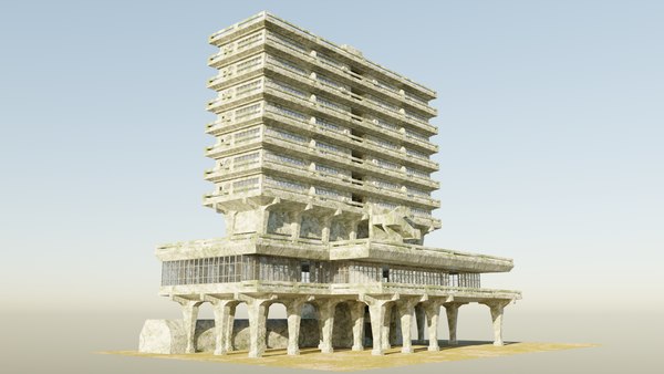 Destroyed Building Blender Models for Download | TurboSquid