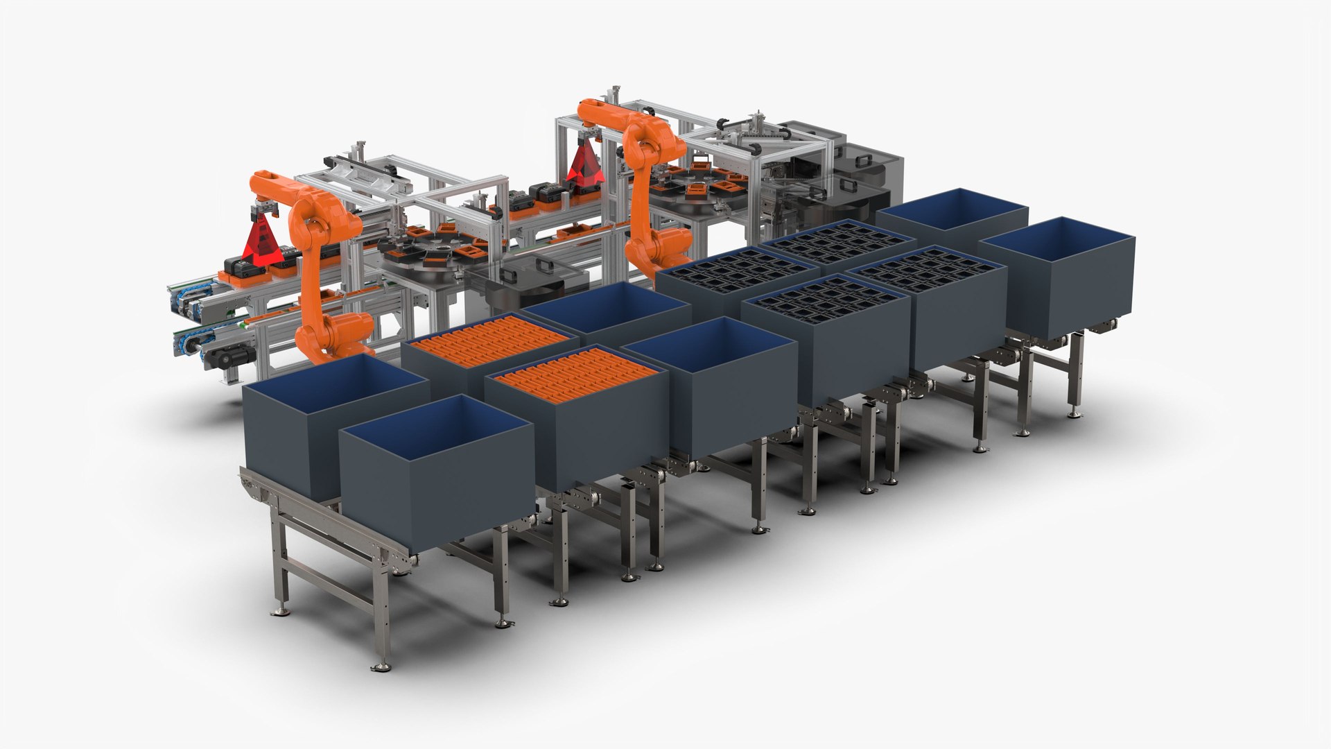 Fully Automatic Electric Meter Control And Upper Shell Assembly Line 3D ...