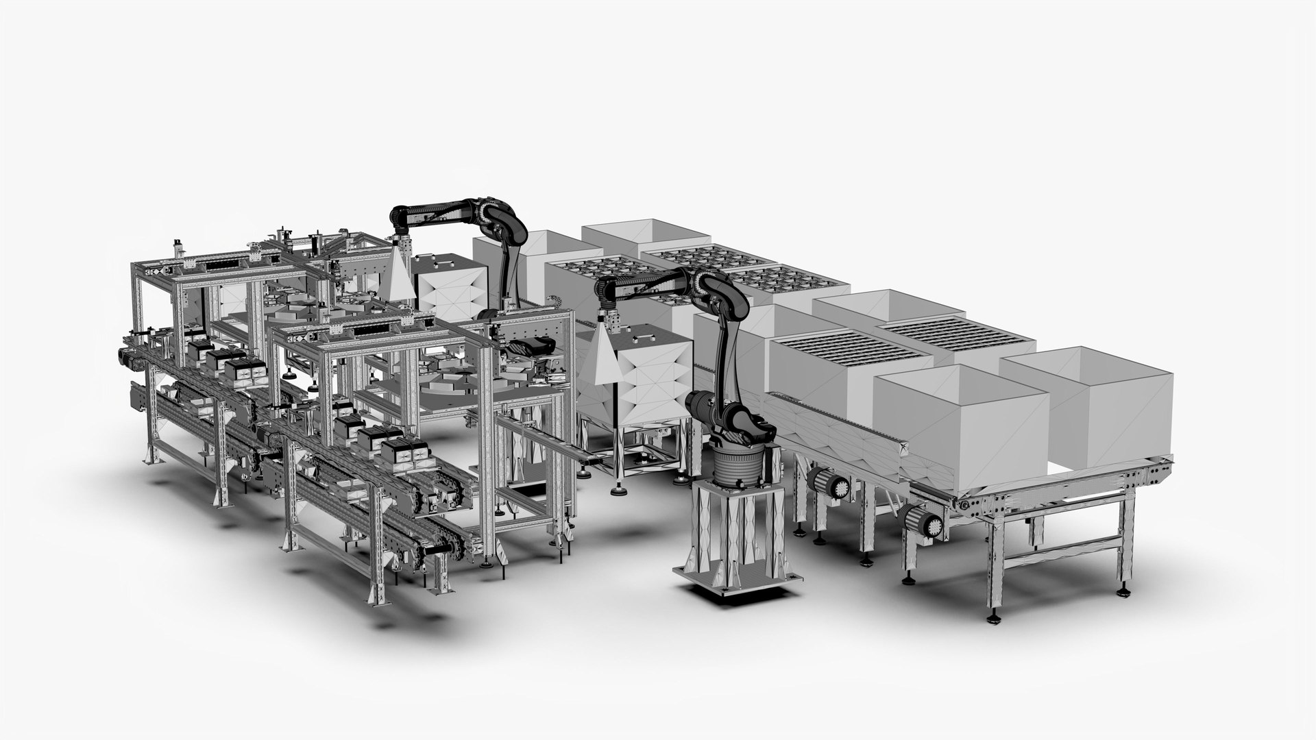 Fully Automatic Electric Meter Control And Upper Shell Assembly Line 3D ...