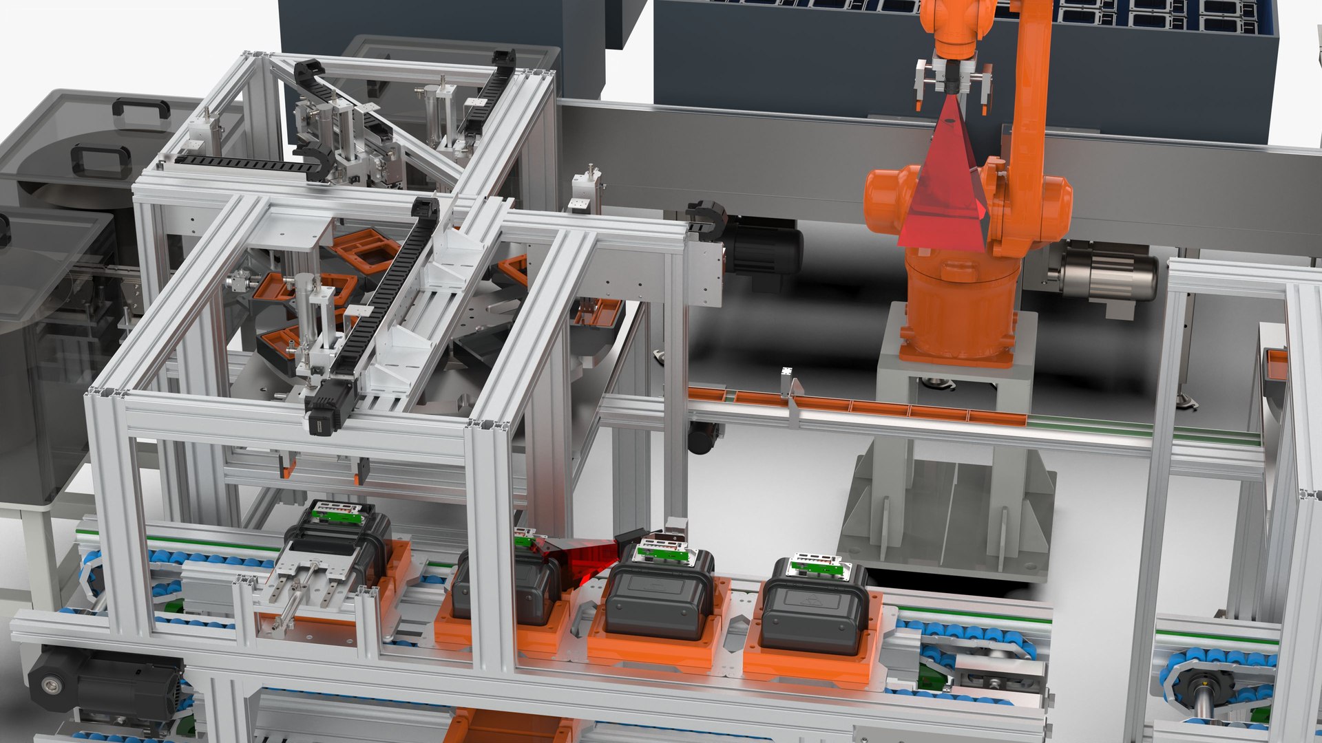 Fully Automatic Electric Meter Control And Upper Shell Assembly Line 3D ...