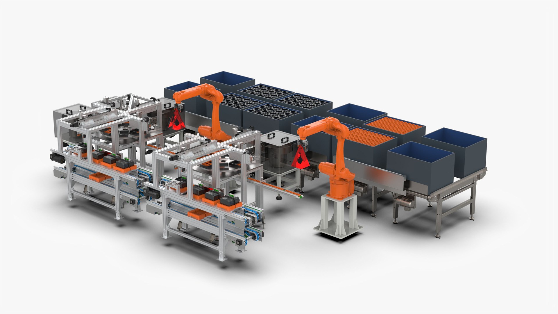 Fully Automatic Electric Meter Control And Upper Shell Assembly Line 3D ...