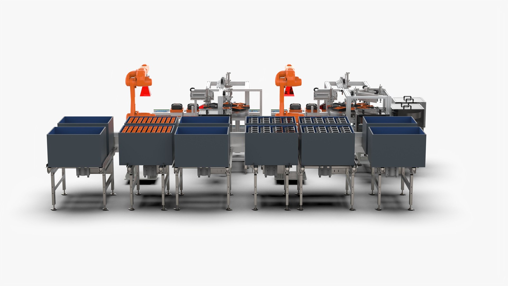 Fully Automatic Electric Meter Control And Upper Shell Assembly Line 3D ...