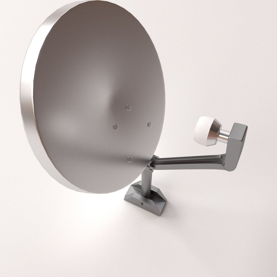 3d Model Satellite Dish
