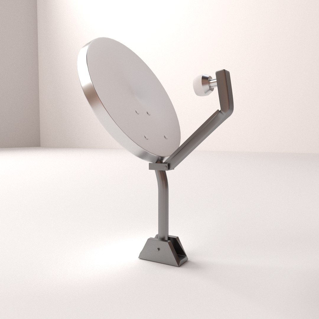 3d Model Satellite Dish