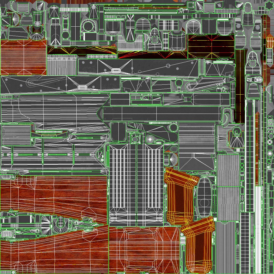AK47 Azov Sign 3D Model - TurboSquid 1934893