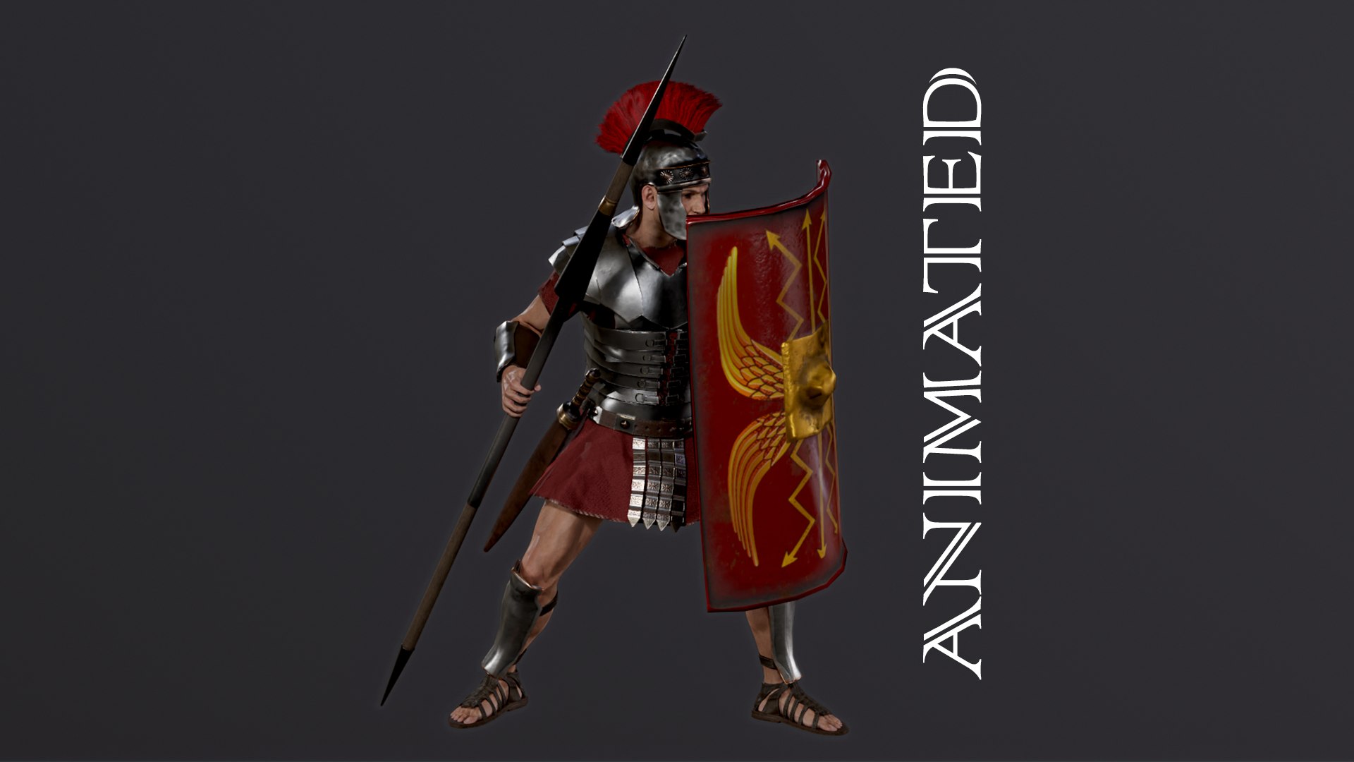 3D Roman Soldier - TurboSquid 1955069