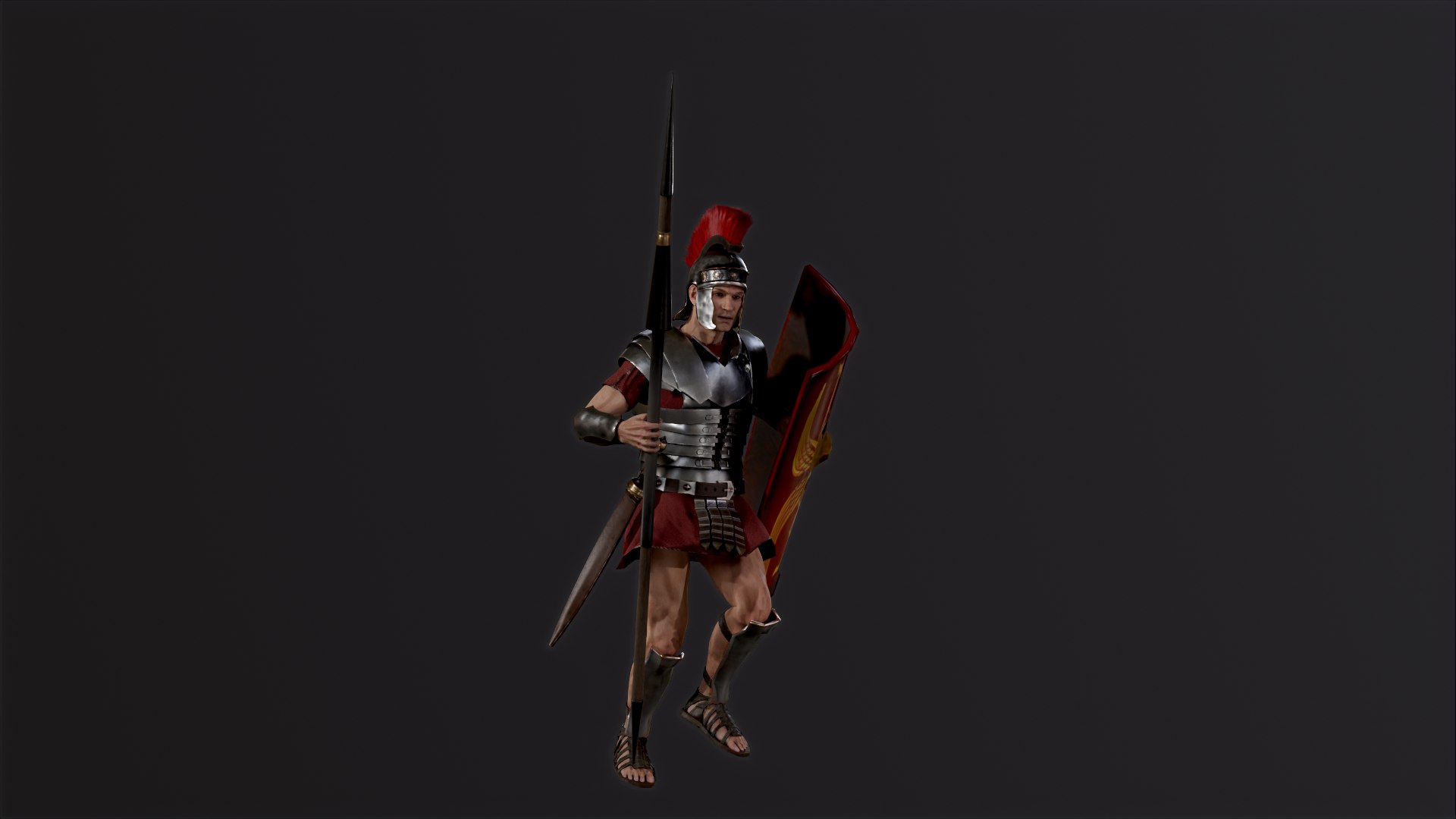 3D Roman Soldier - TurboSquid 1955069
