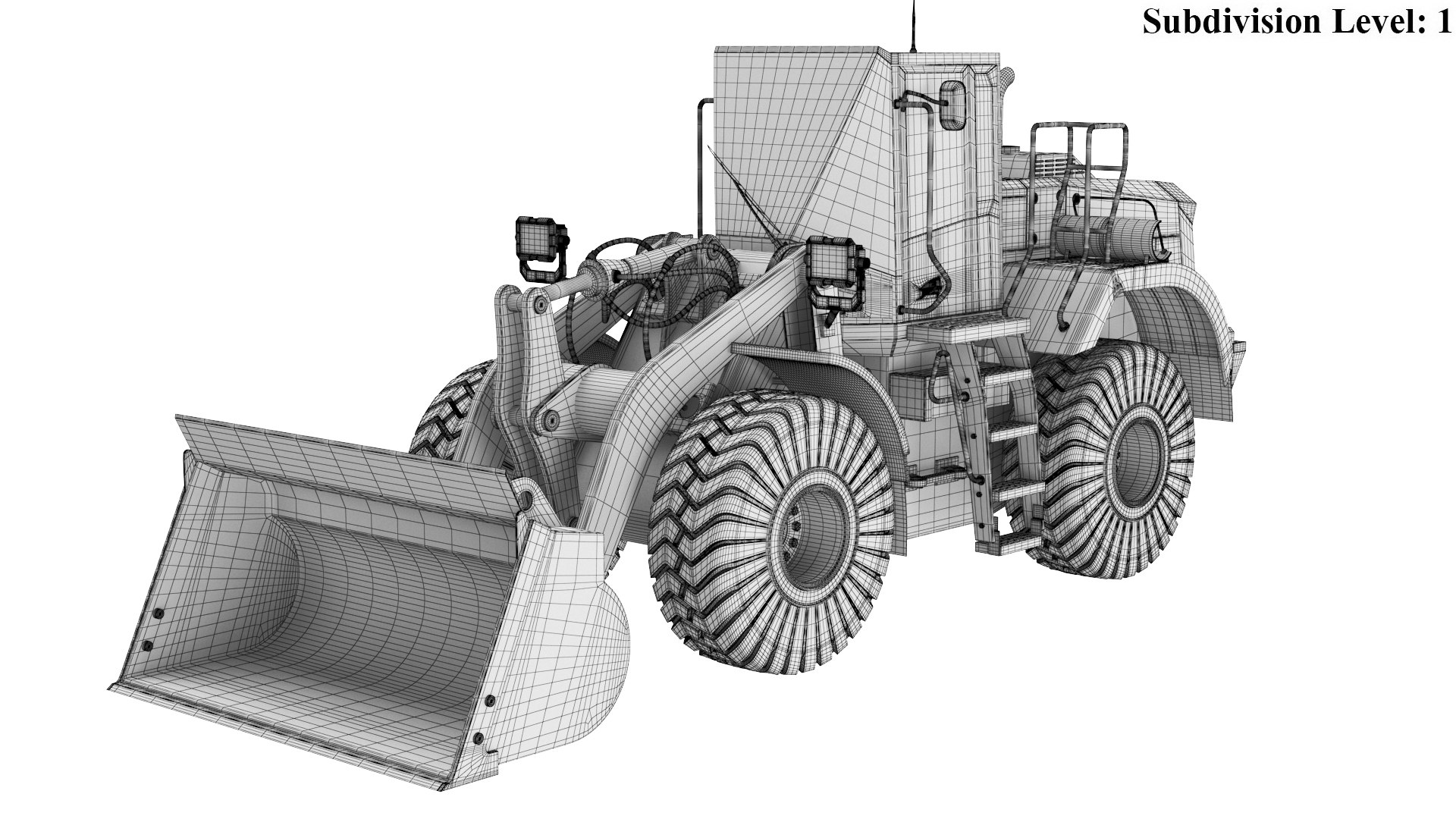3D Model Two Detailed Construction Vehicles - TurboSquid 2288065