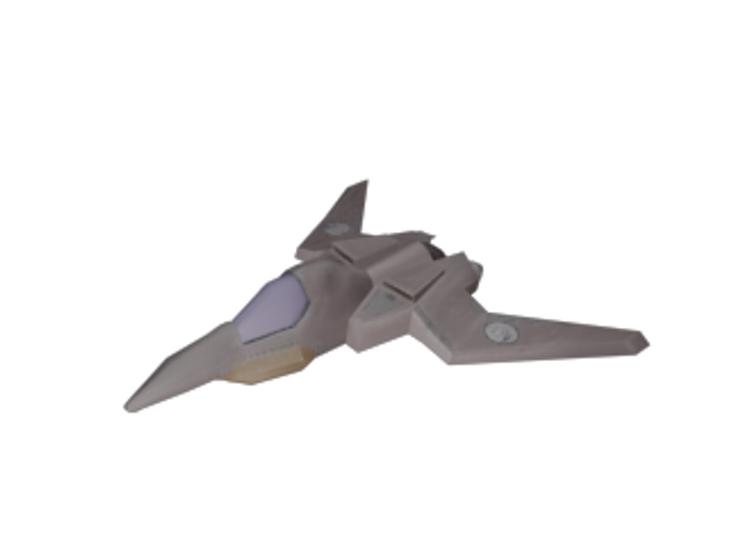 mini jet fighter 3d model