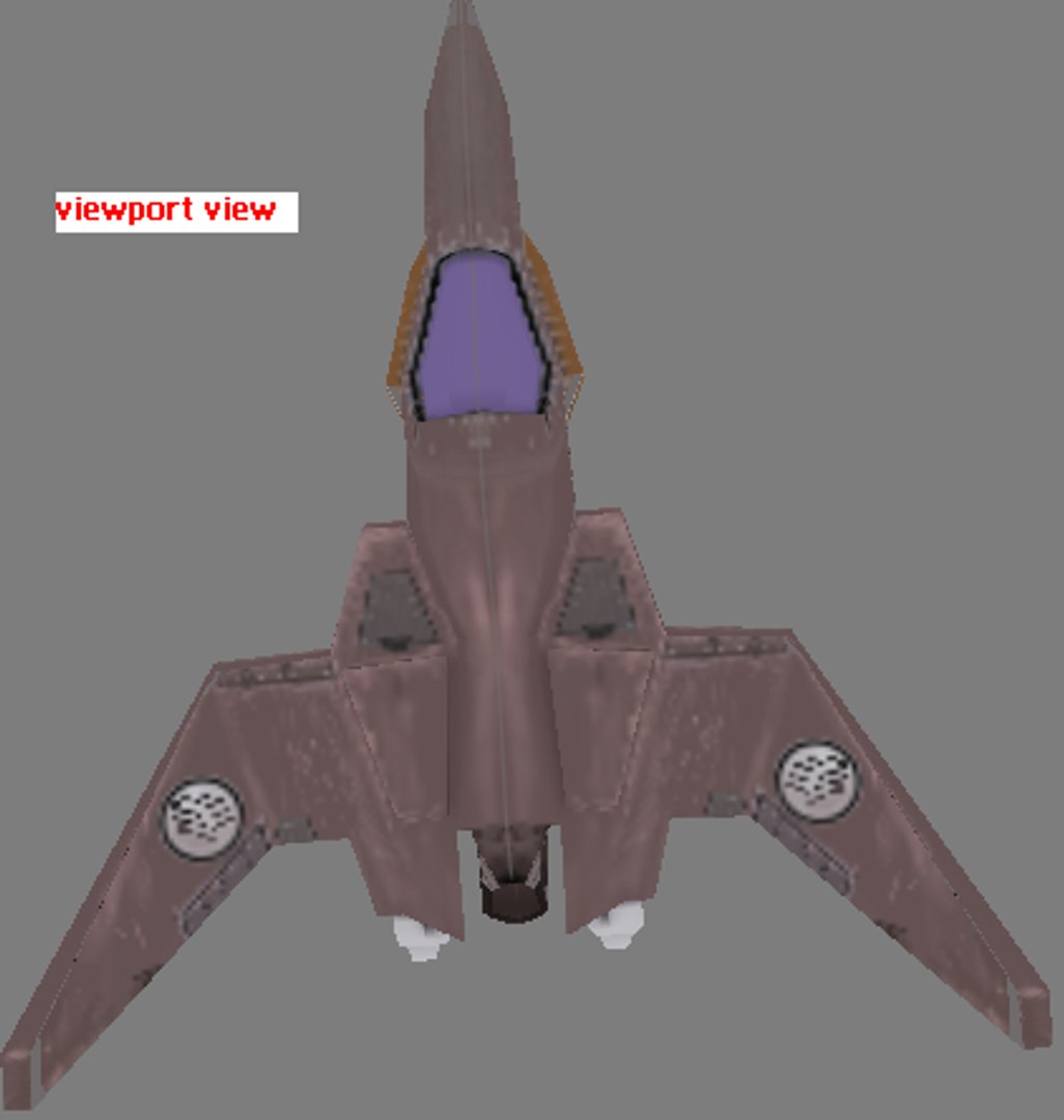 mini jet fighter 3d model