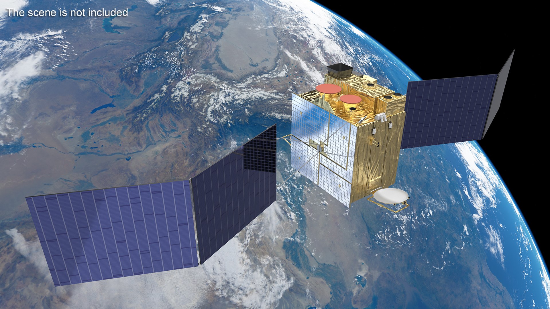 Geostationary Satellite COMS-1 3D Model - TurboSquid 2386662