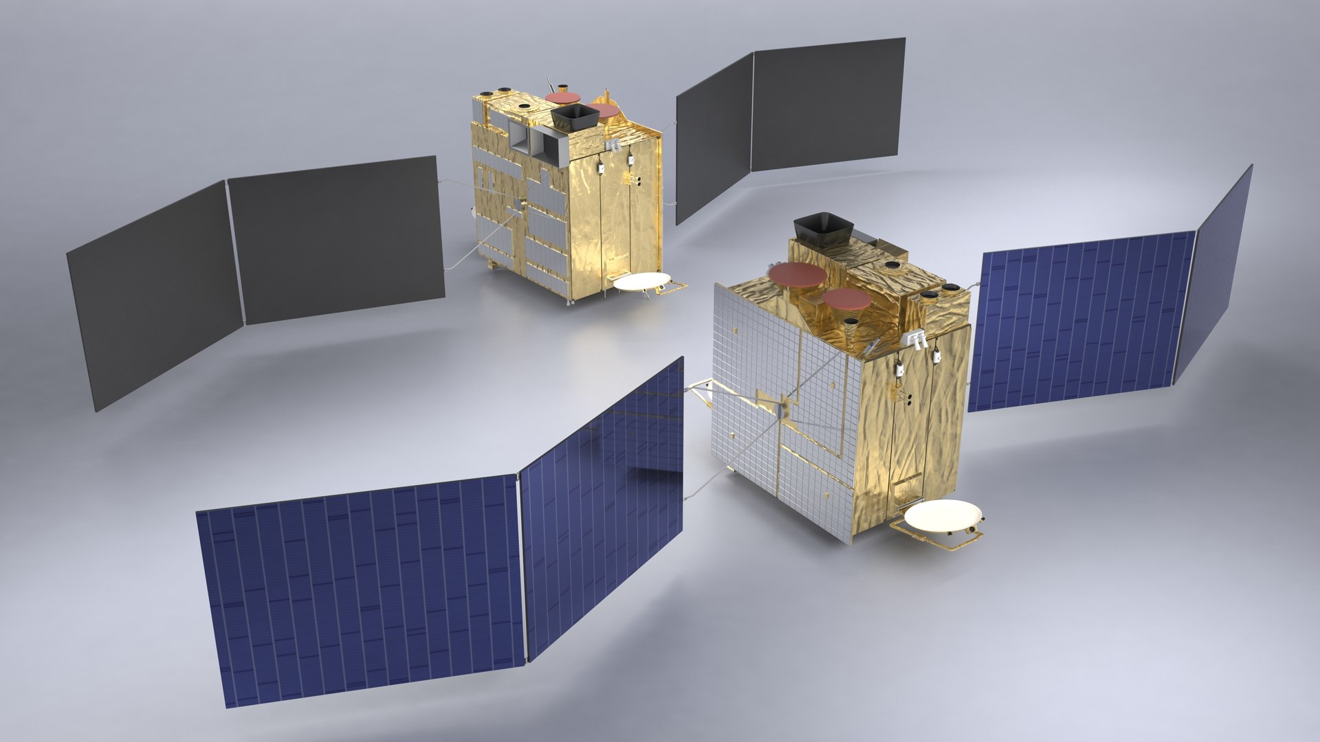 Geostationary Satellite COMS-1 3D Model - TurboSquid 2386662