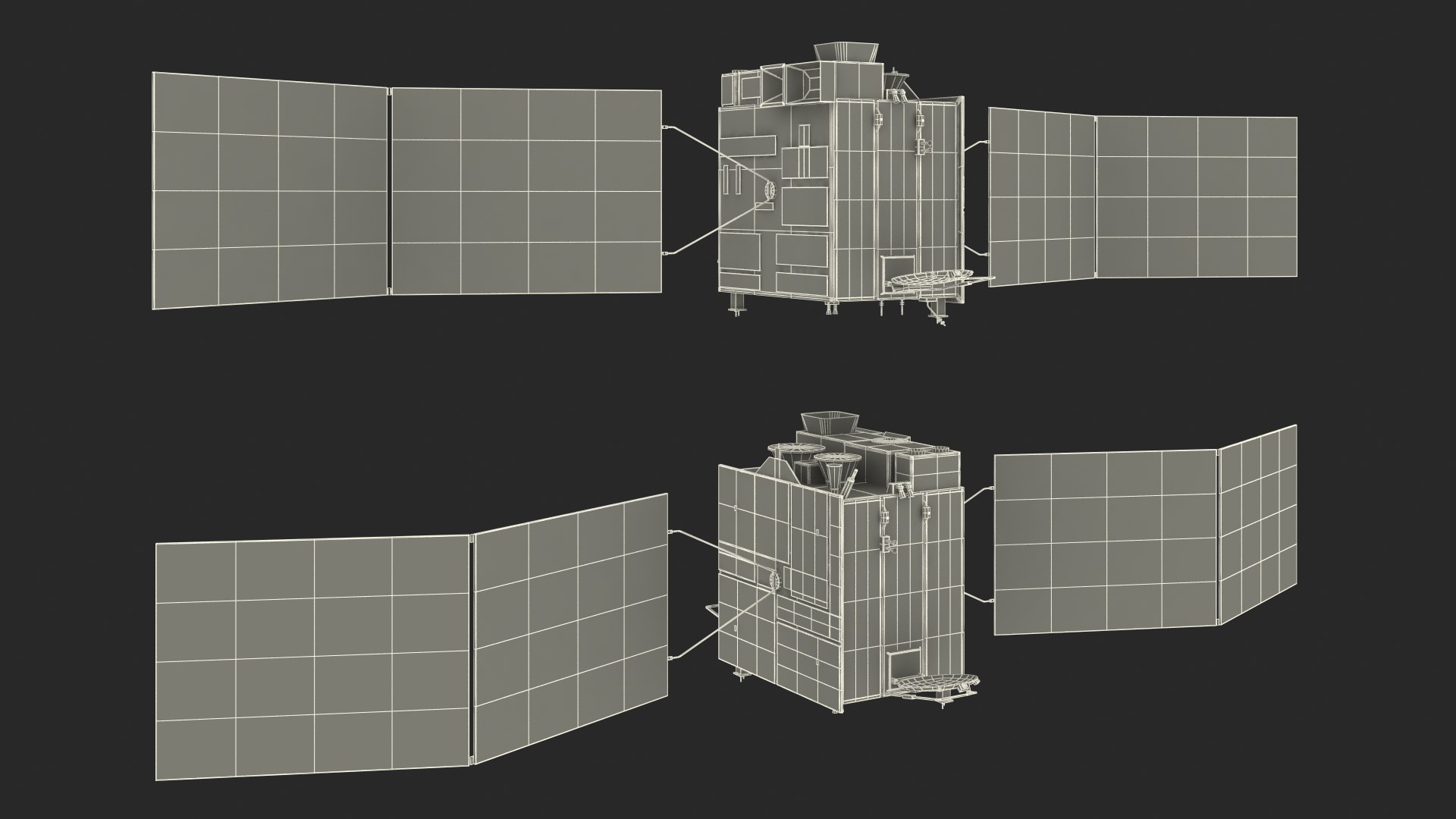 Geostationary Satellite COMS-1 3D Model - TurboSquid 2386662