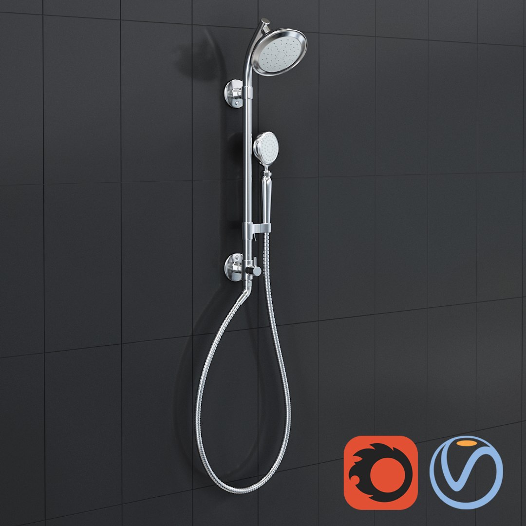 Shower Column Kit Kohler 3D Model - TurboSquid 1302121