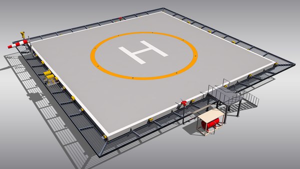 3D Heliports Collection - TurboSquid 1859717