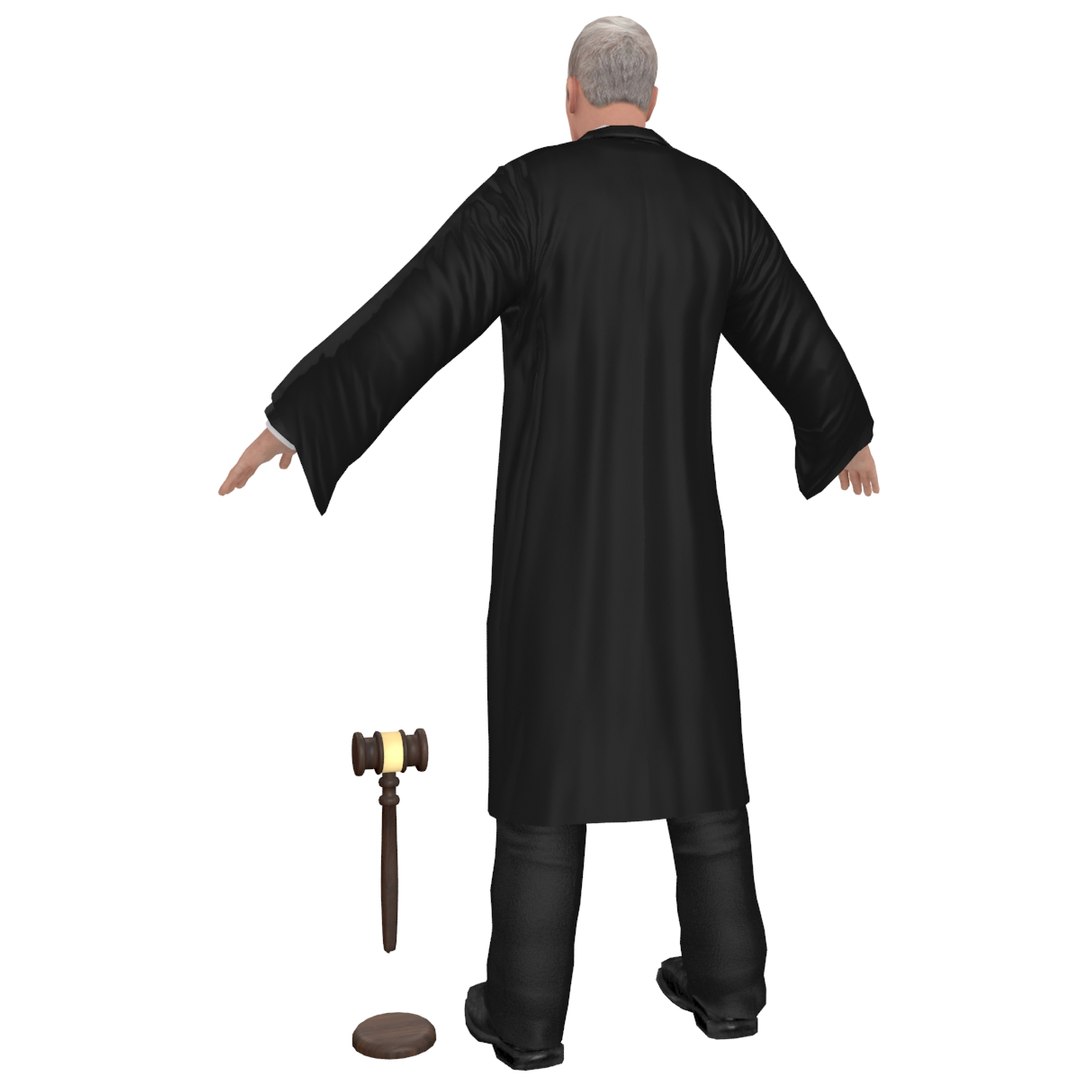 Court Judge Model - TurboSquid 1324648