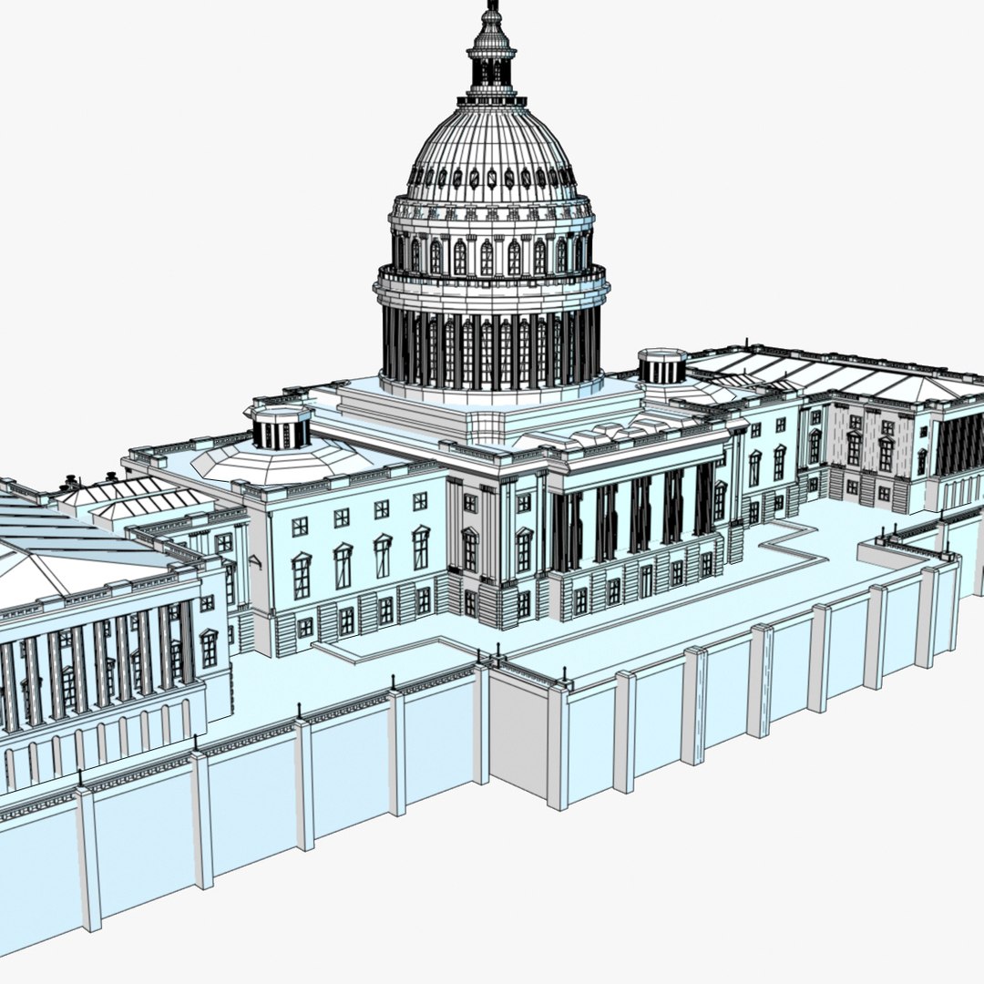 3d Model United States Capitol Building