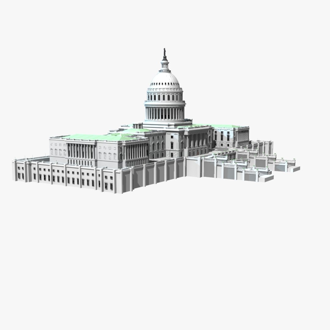 3d Model United States Capitol Building