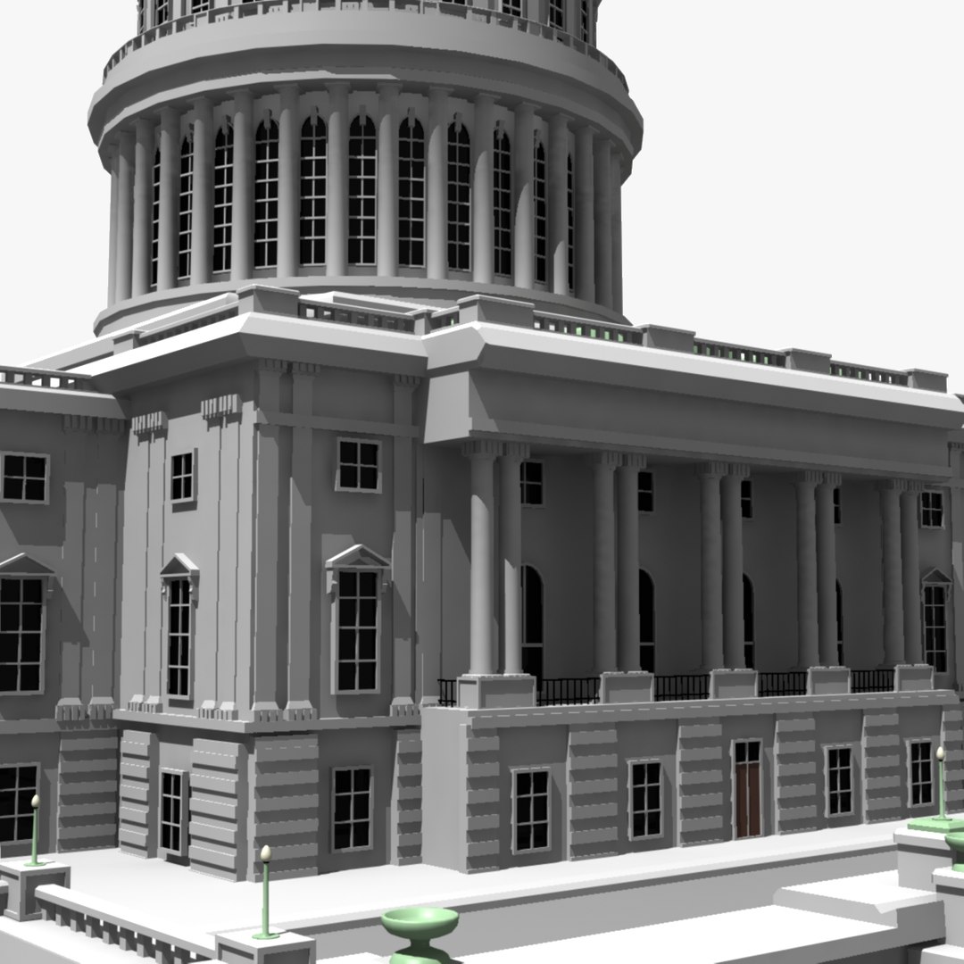 3d Model United States Capitol Building
