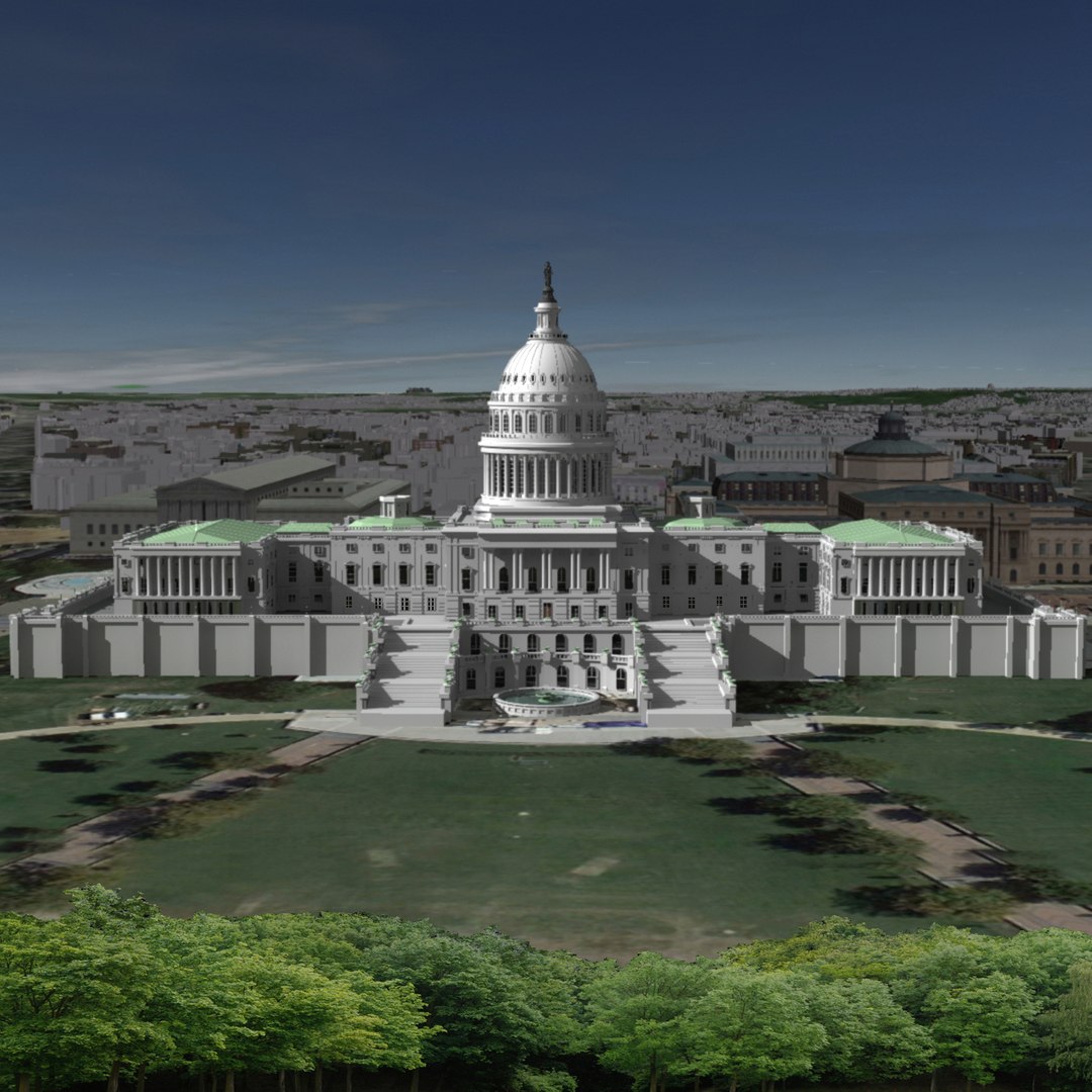 3d Model United States Capitol Building