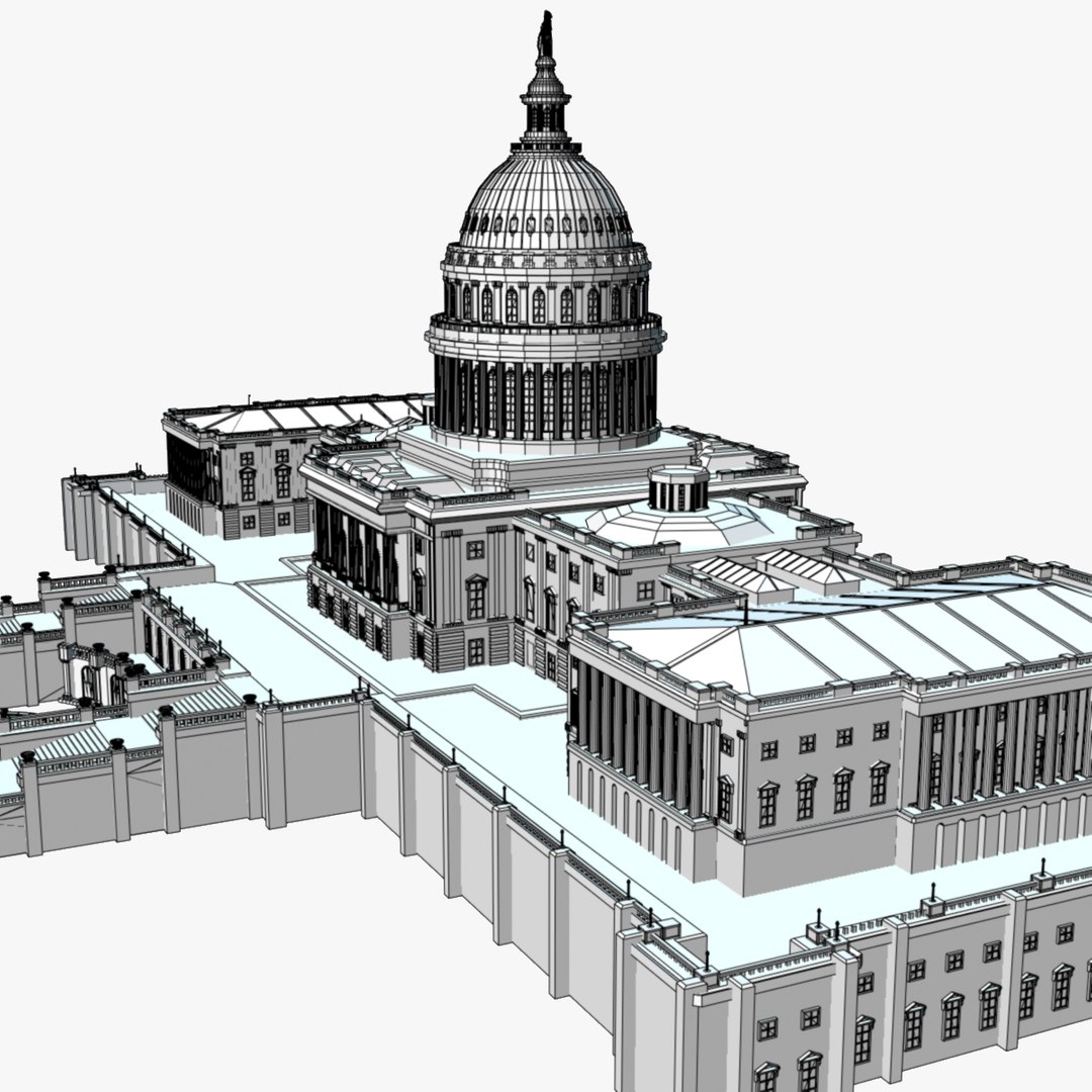 3d Model United States Capitol Building
