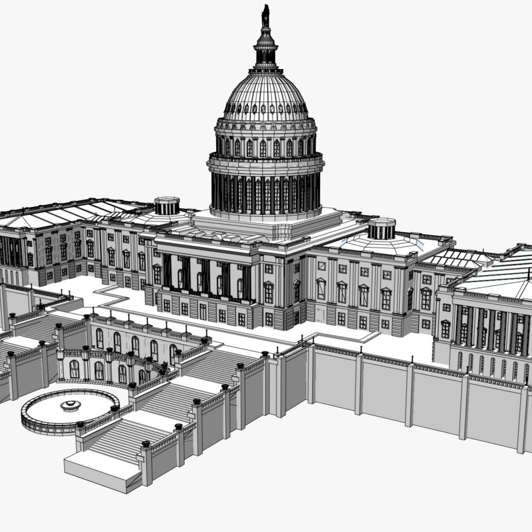 3d Model United States Capitol Building