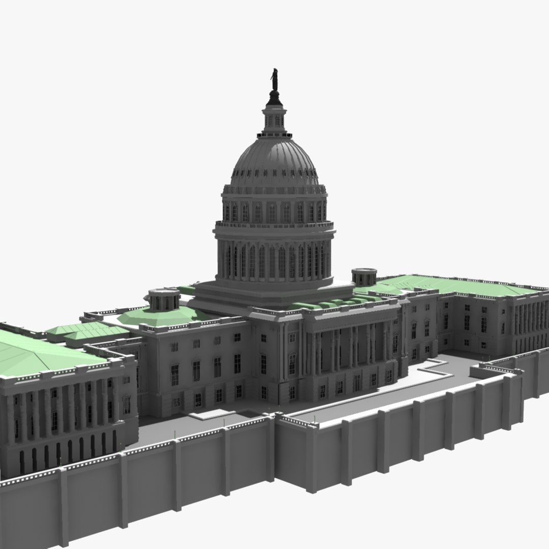 3d Model United States Capitol Building