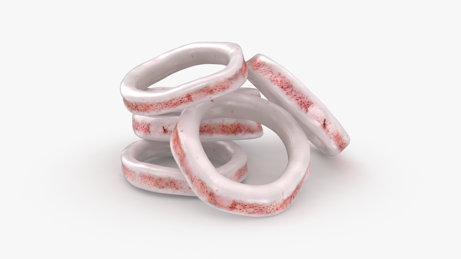 3D Squid Ring Skin Pile - TurboSquid 2080072