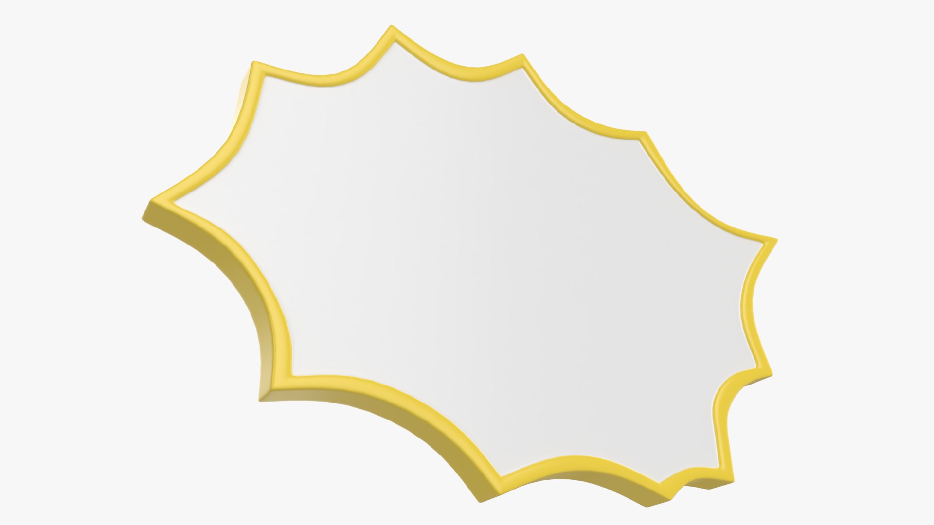 Shout Scream Speech Bubble 3D - TurboSquid 1978633