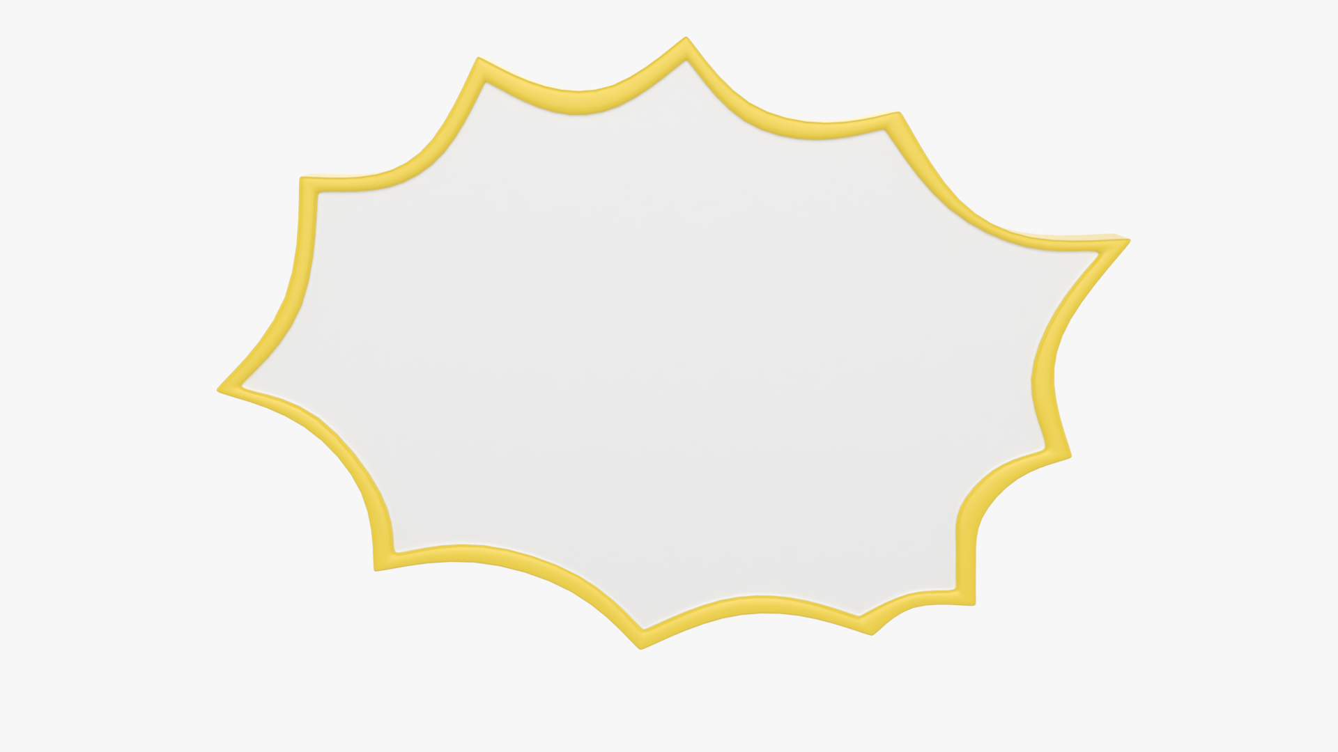 Shout Scream Speech Bubble 3D - TurboSquid 1978633