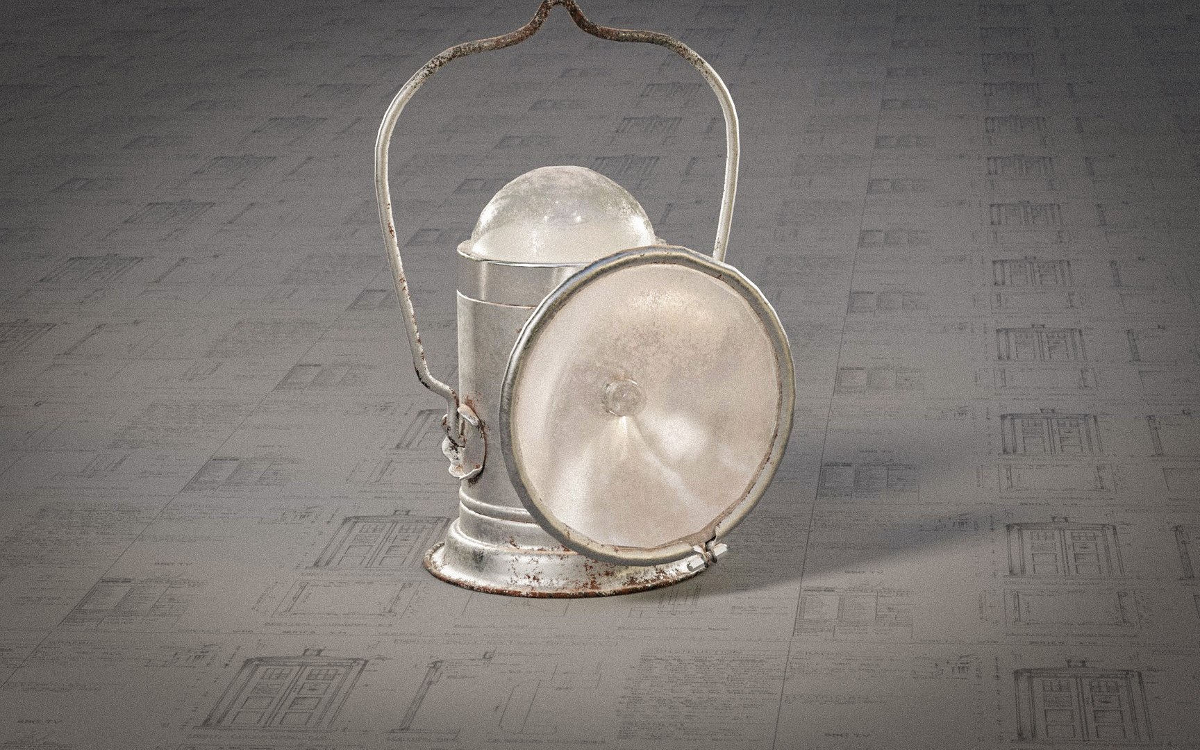 Vintage Delta Hand Tabletop Lantern Flashlight 3D Model - TurboSquid ...