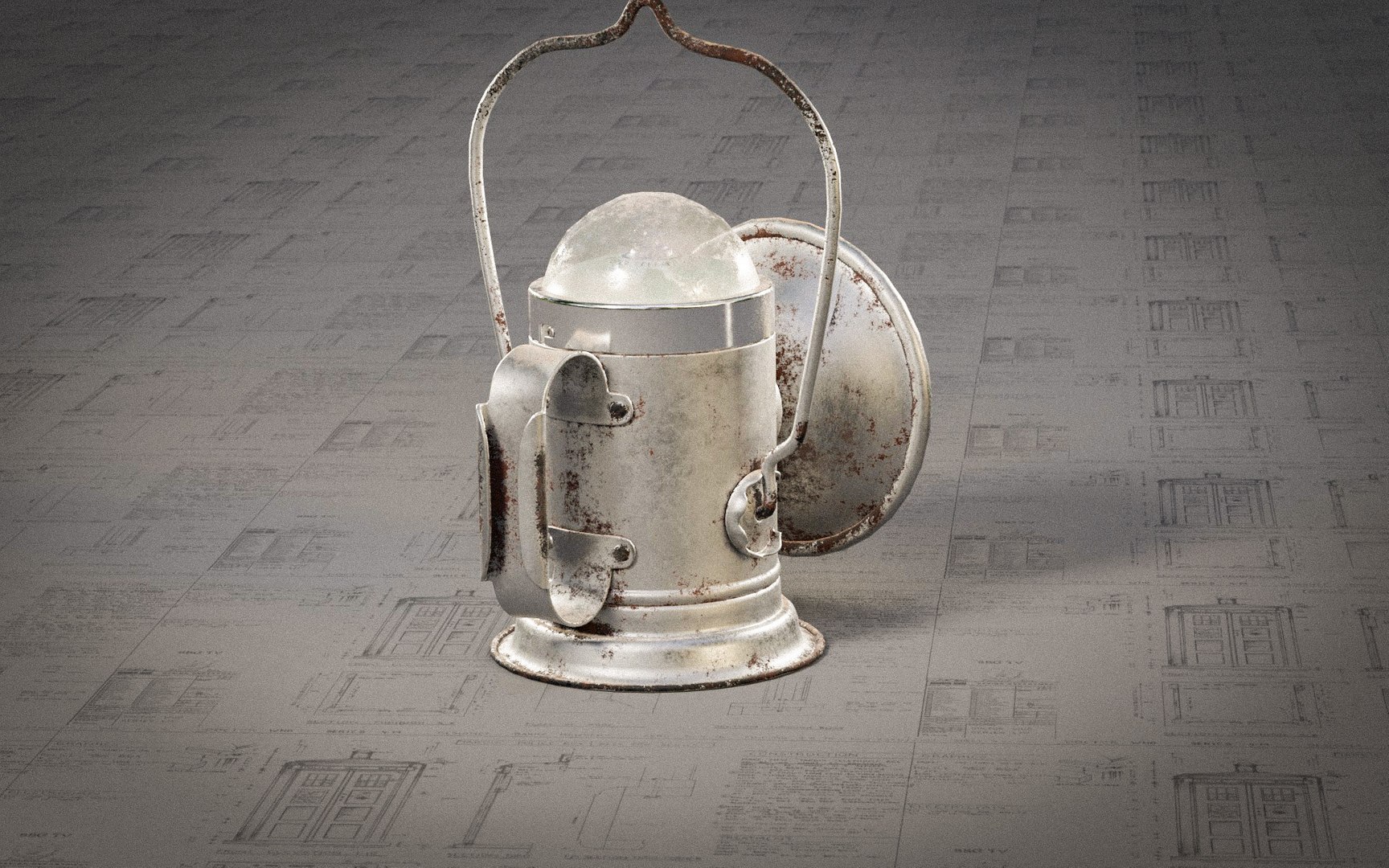 Vintage Delta Hand Tabletop Lantern Flashlight 3D Model - TurboSquid ...