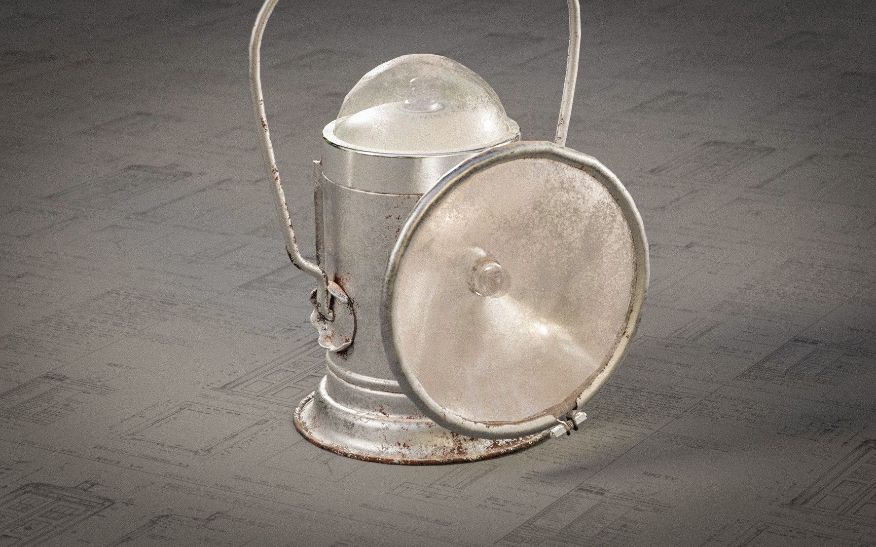 Vintage Delta Hand Tabletop Lantern Flashlight 3D Model - TurboSquid ...