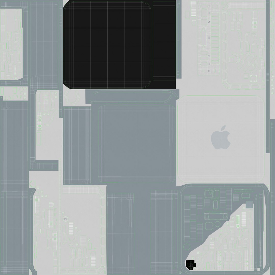 Max Original Mac Mini Modeled