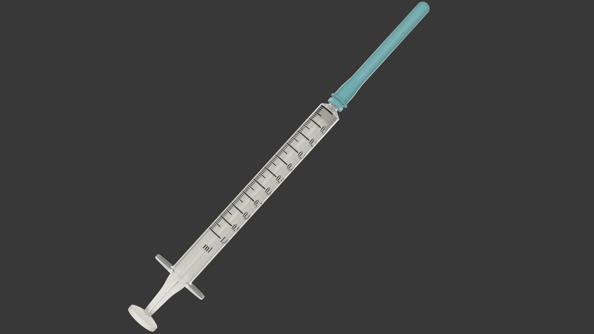 Vaccine syringe model - TurboSquid 1542927