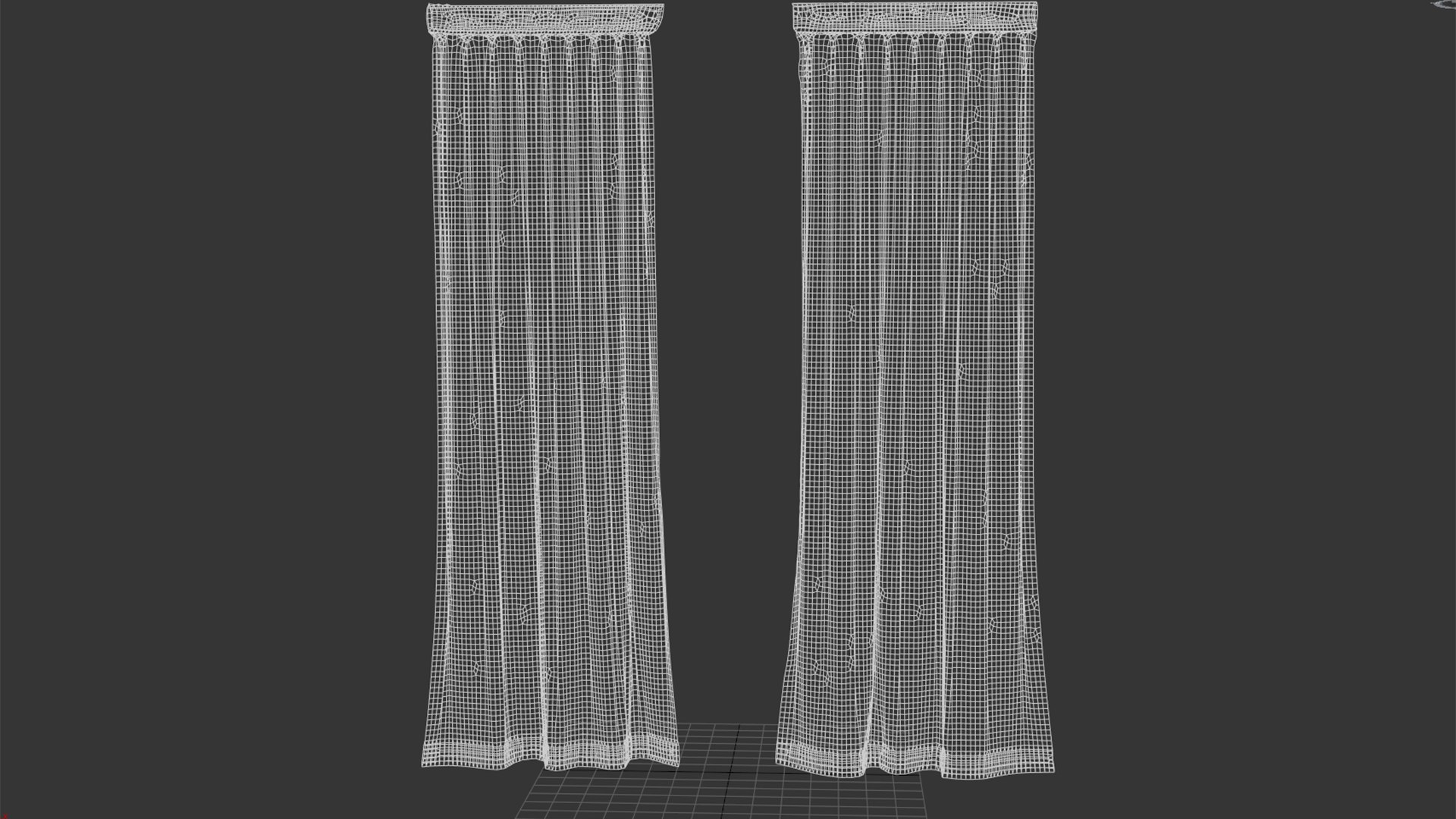 3D Curtain Animated Artdeco - TurboSquid 1806783