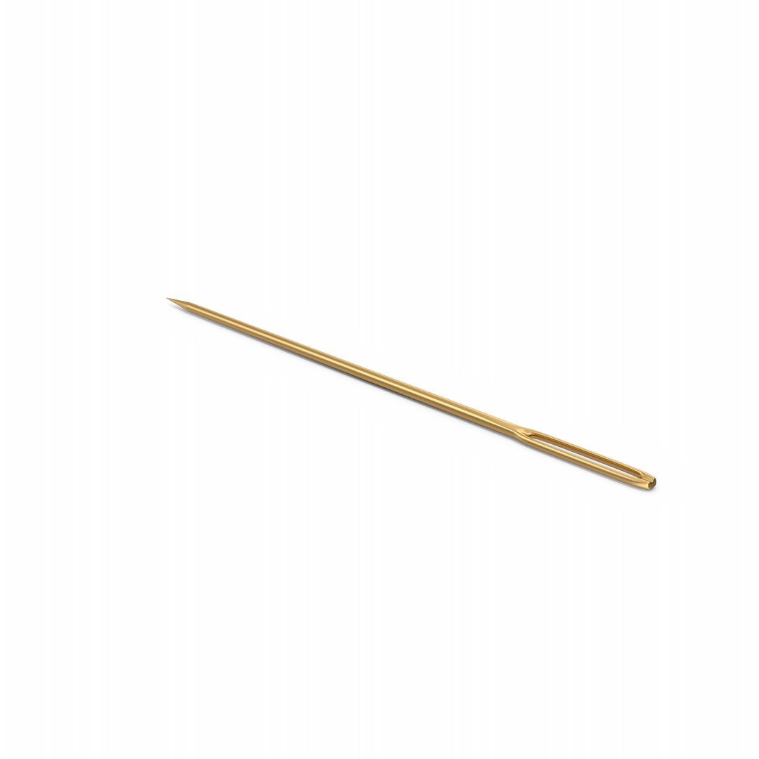 3D Gold Needle - TurboSquid 1896934