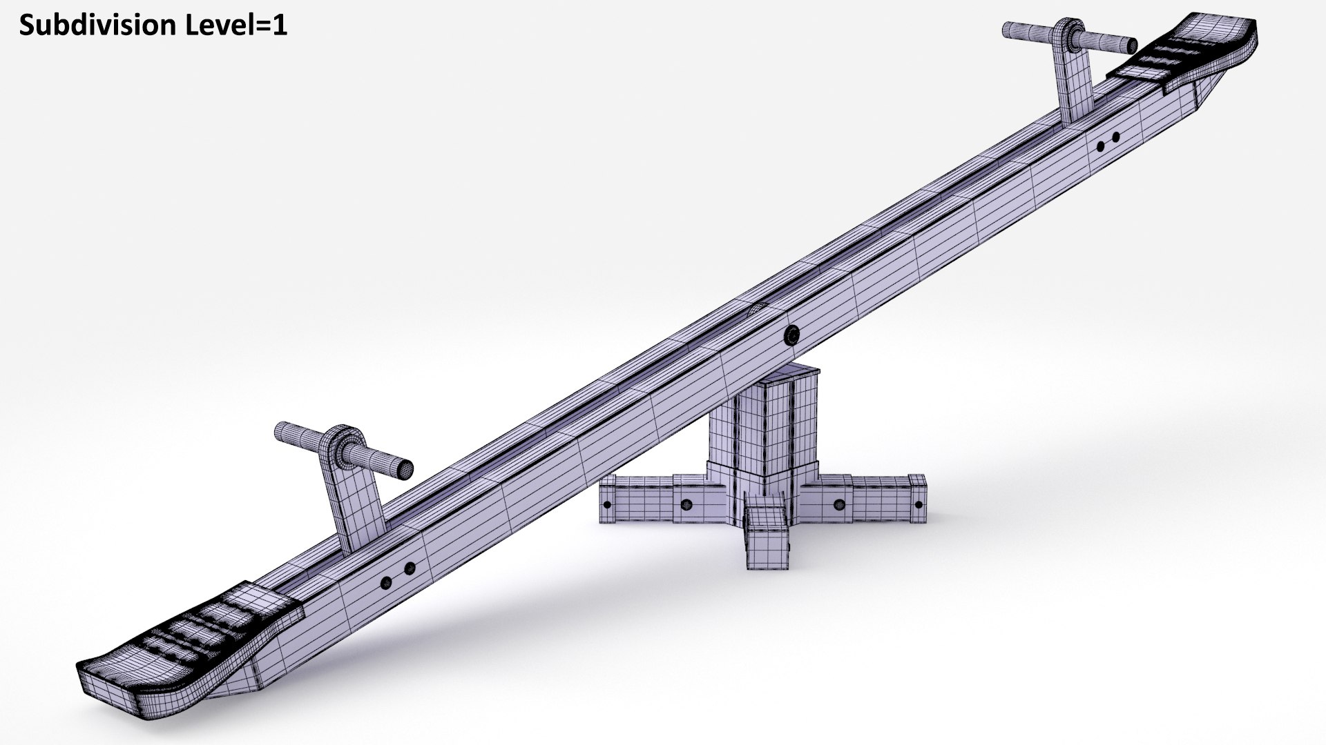3D Playground Seesaw 02 - TurboSquid 2144514