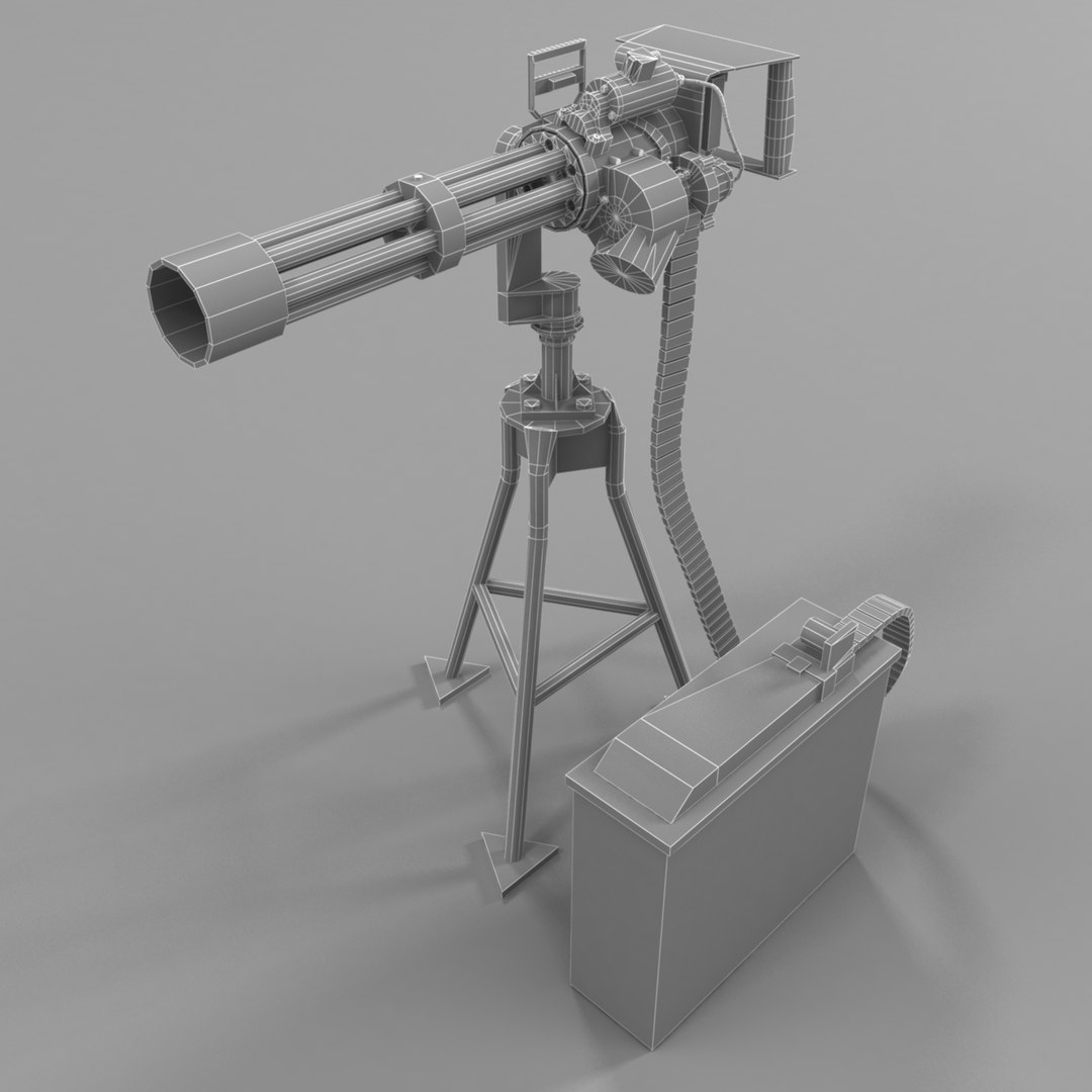 3D Model M134 Minigun - TurboSquid 1459034