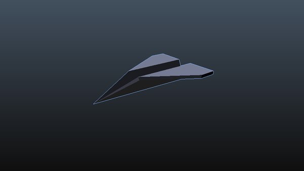 Paper plane 3D - TurboSquid 1469967
