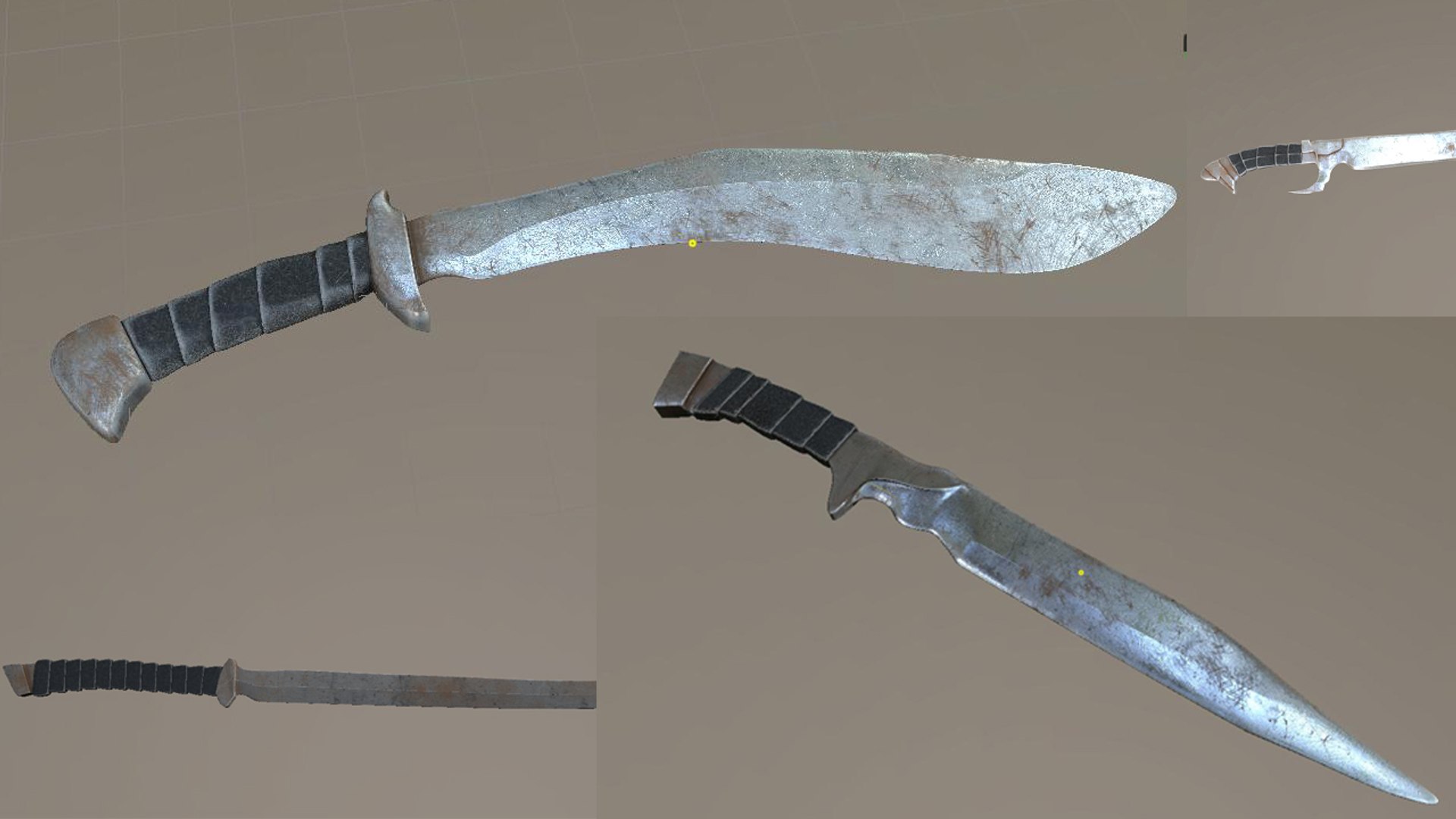 3D Model Sword Zombie - TurboSquid 1293400