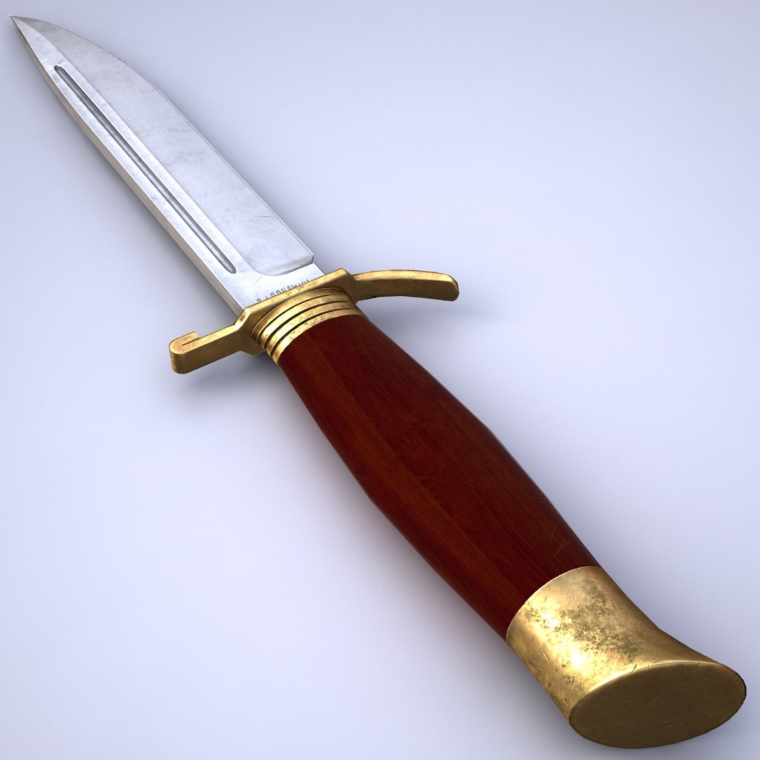 3d Model Realistic Knife Nkvd