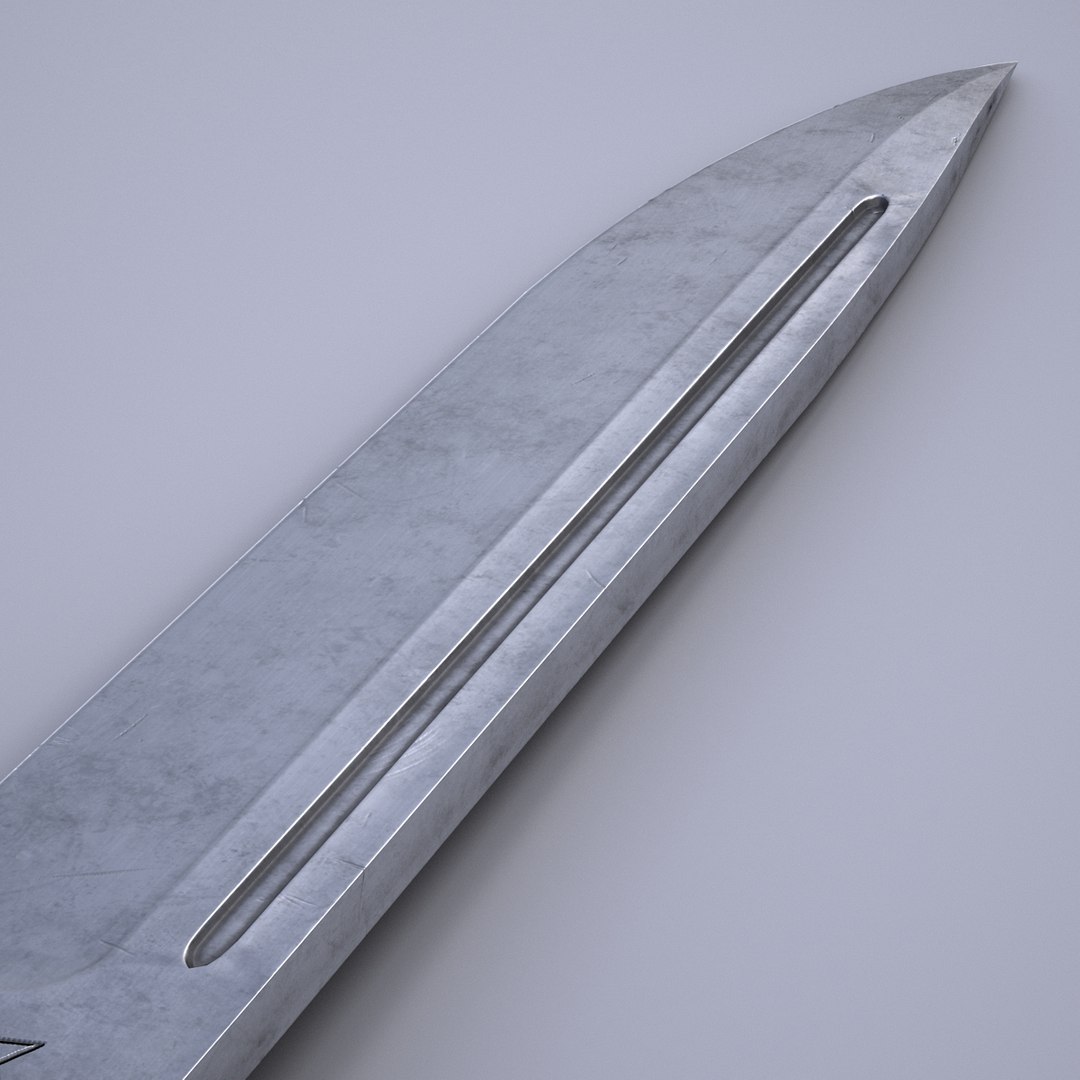 3d Model Realistic Knife Nkvd