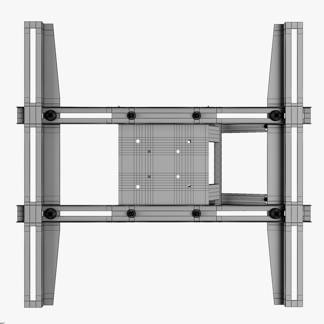 3d model tv wall mount