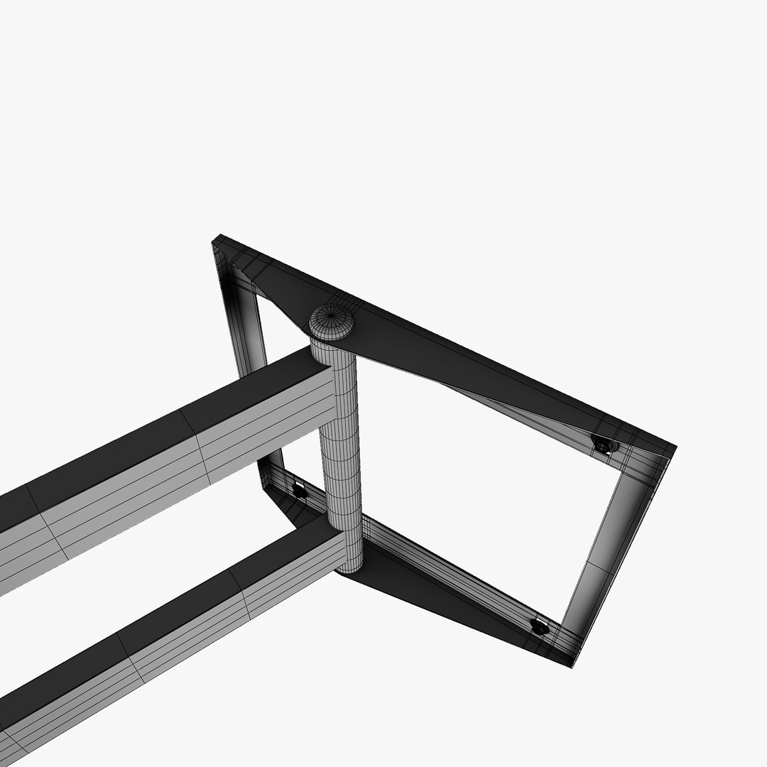 3d model tv wall mount