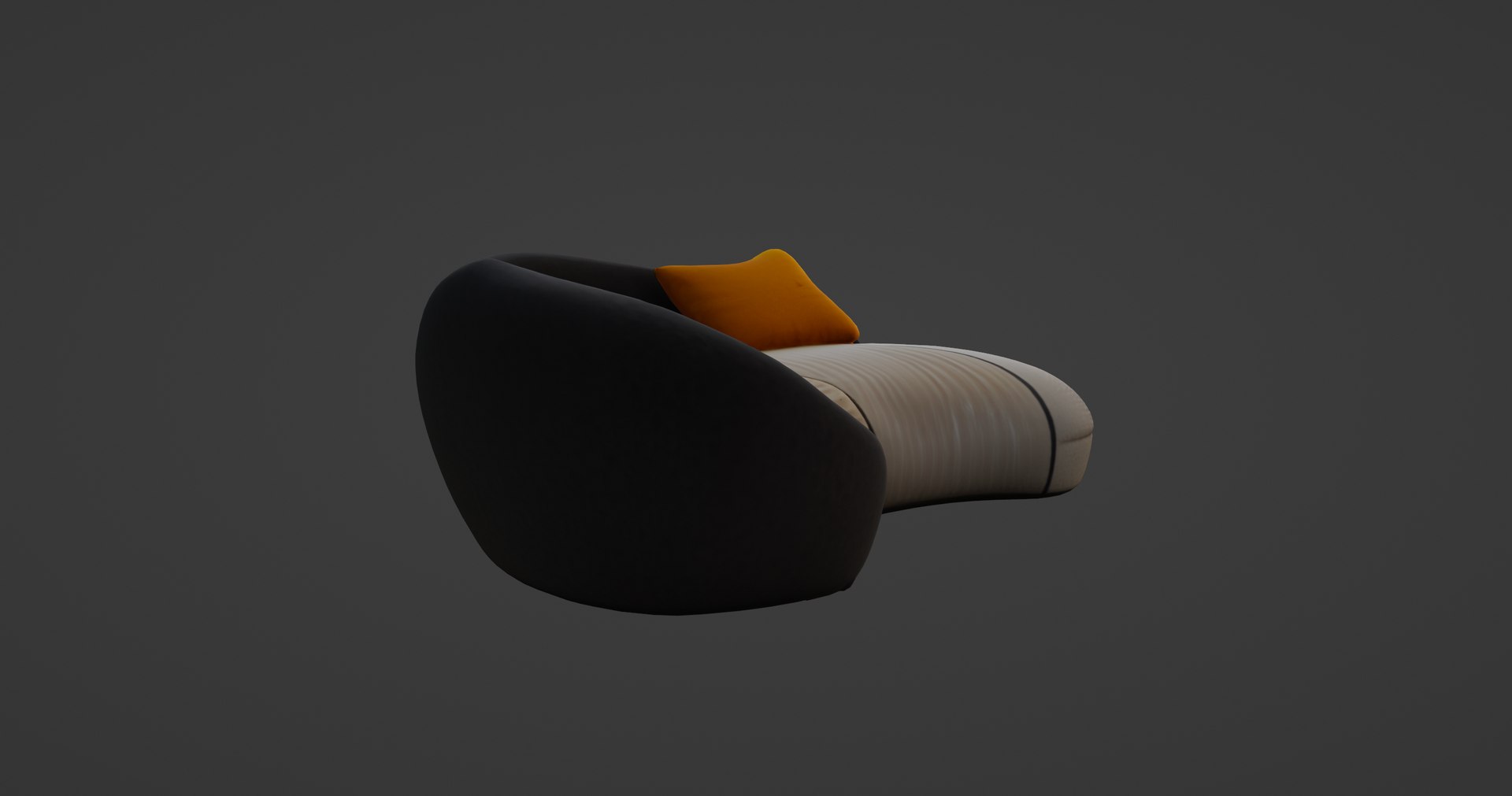3D Modern Designer Sofa With Bold Textures And Colors - TurboSquid 2339944