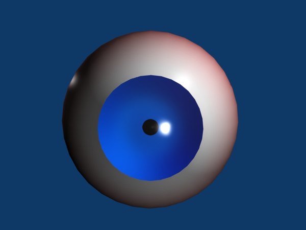 free eye animation anatomy 3d model