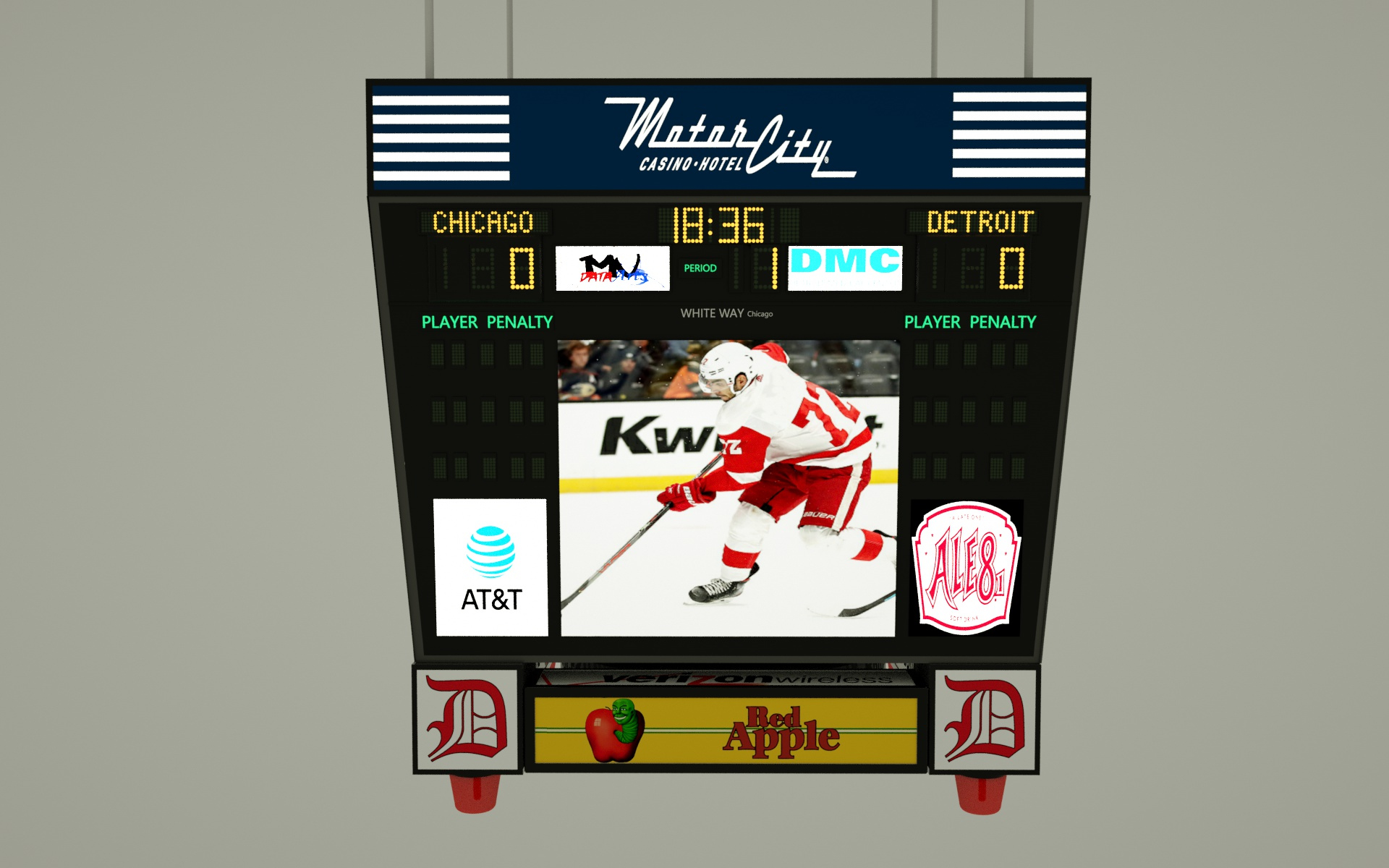 Jumbotron scoreboard 3D model - TurboSquid 1693937