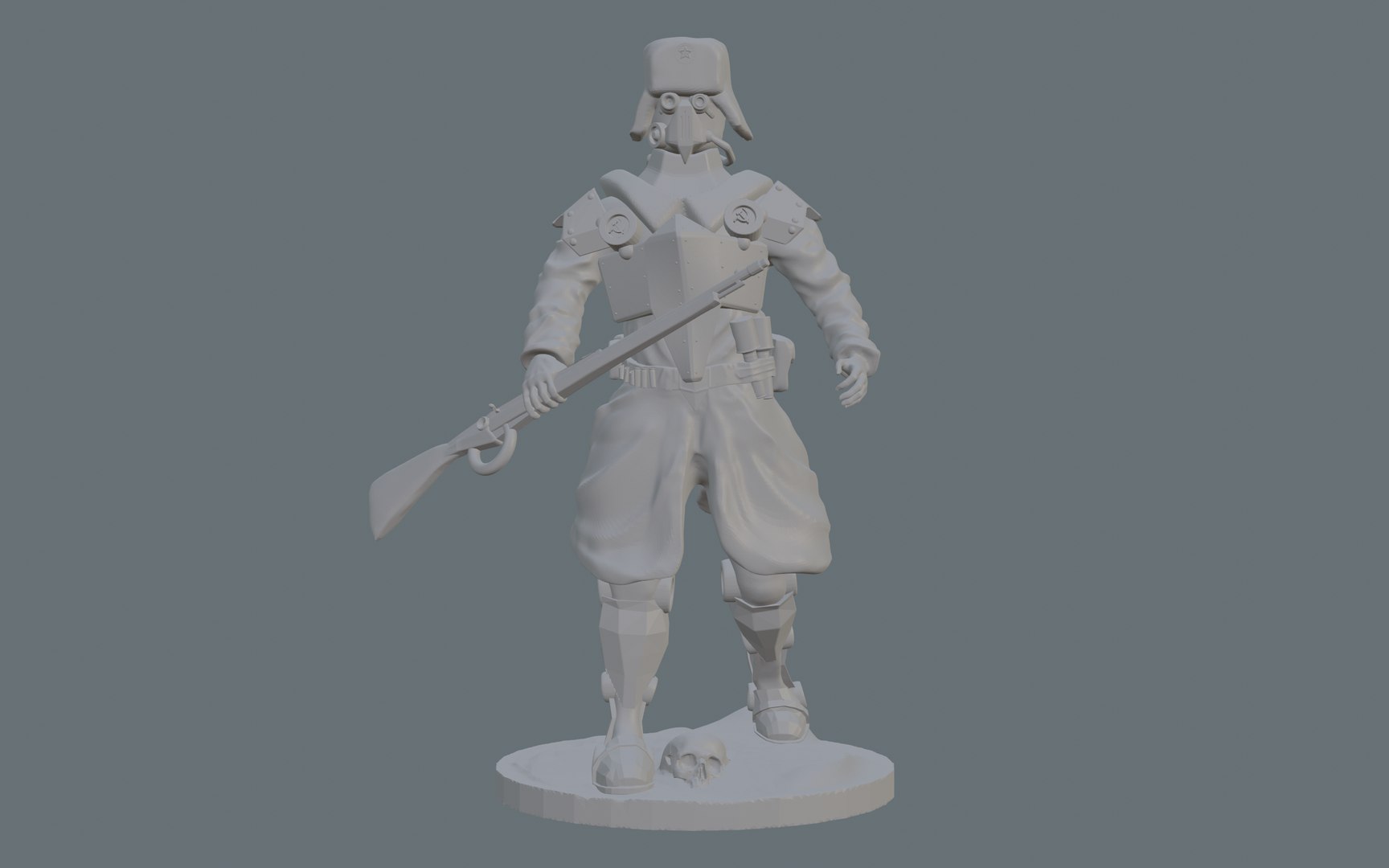 USSR Red Army Infantry 3D Print 3D Model - TurboSquid 1797979